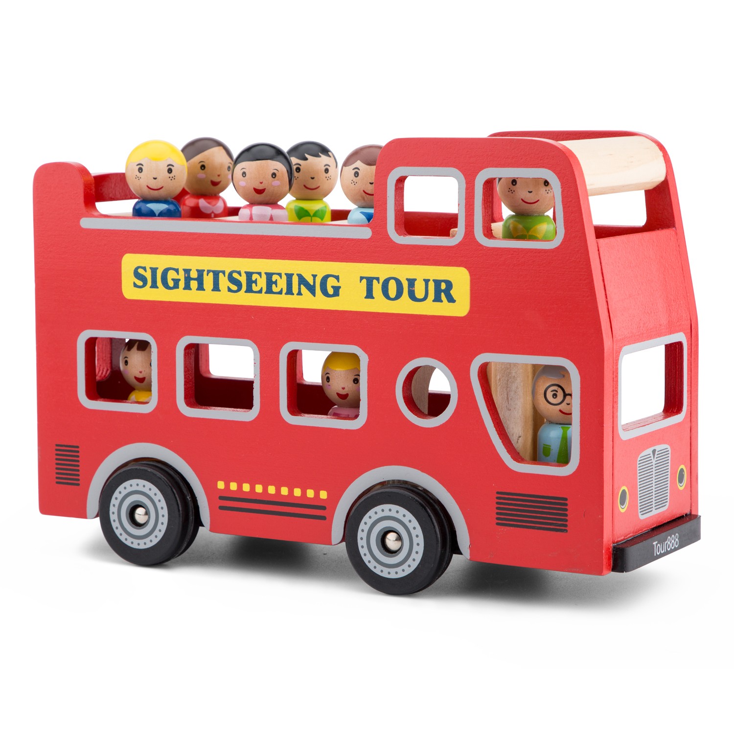 City tour bus with 9 play figures | New Classic Toys